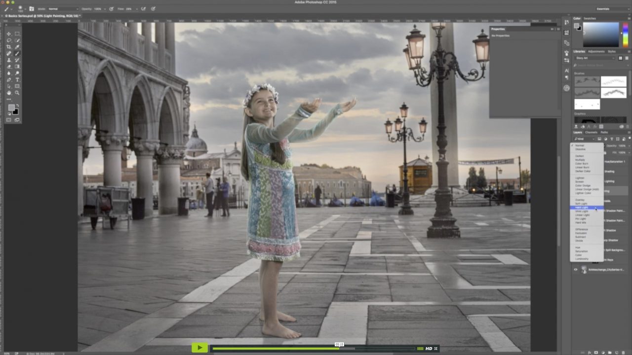 Basics Series P7 - Painting with Light - Story Art Education